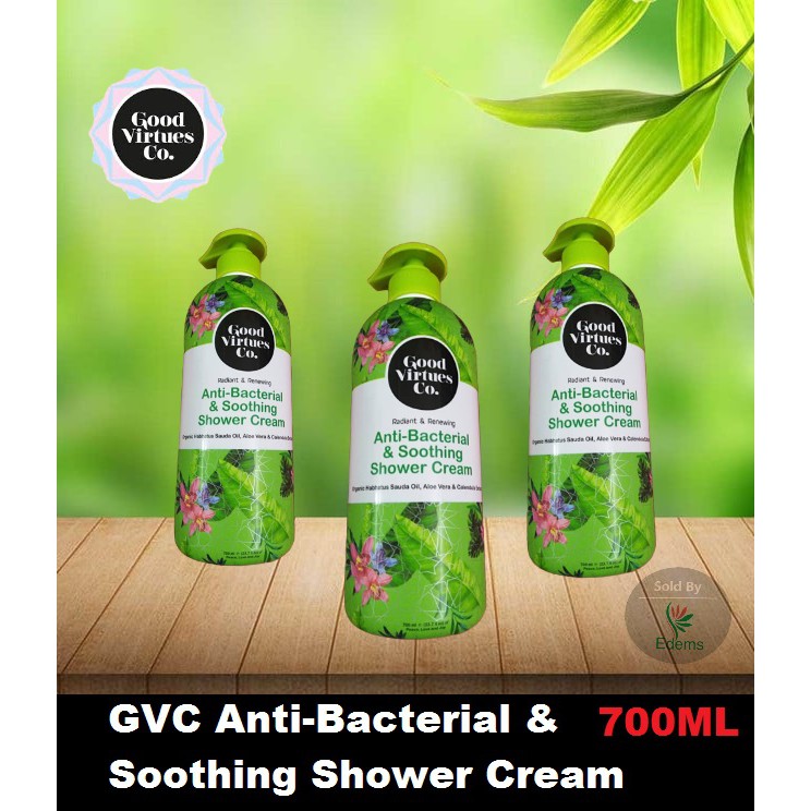 Good Virtues Co. GVC Anti-Bacterial & Soothing Shower Cream 700ml ...