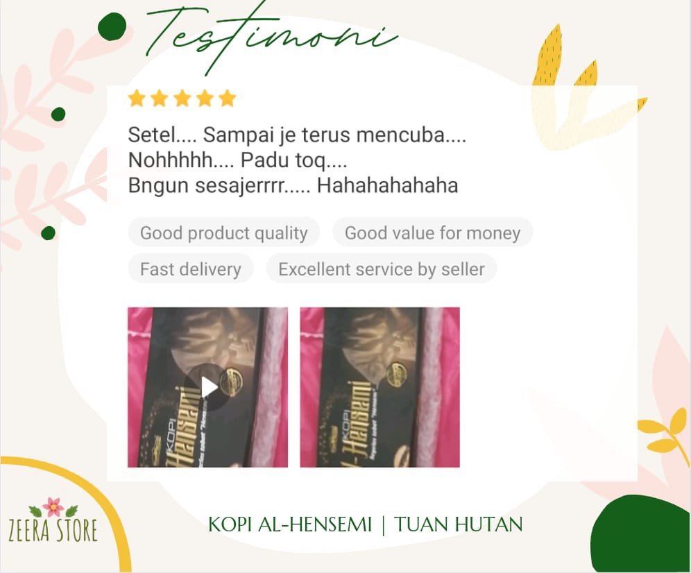 [Tuan Hutan] Kopi Al-Hensemi Version 3 Tongkat Ali Ubi Jaga Madu Hutan [READY STOCK] | Shopee ...