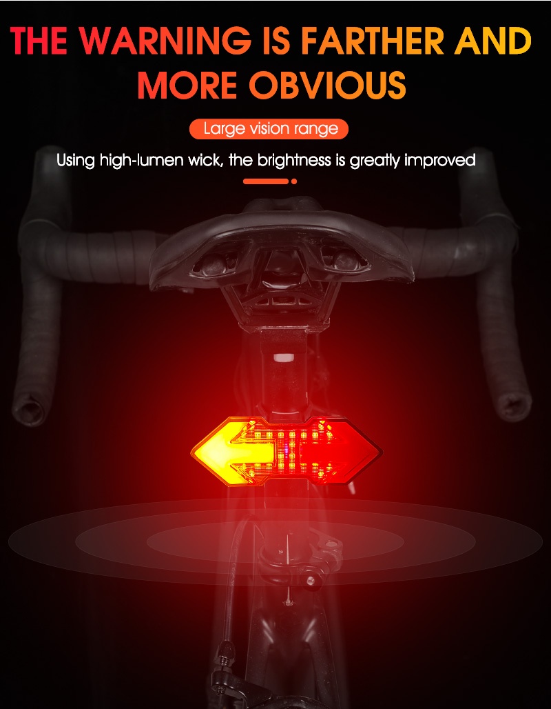 WEST BIKING Lampu Basikal Bicycle Taillight Wireless Remote Bicycle ...