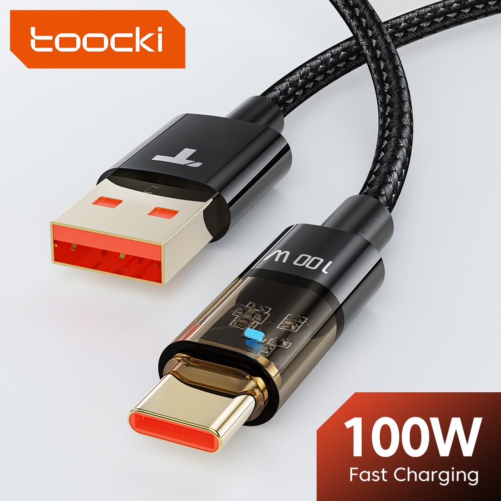 Toocki PD USB To Type C Cable Super Fast Charging 6A USB Type C Charger ...
