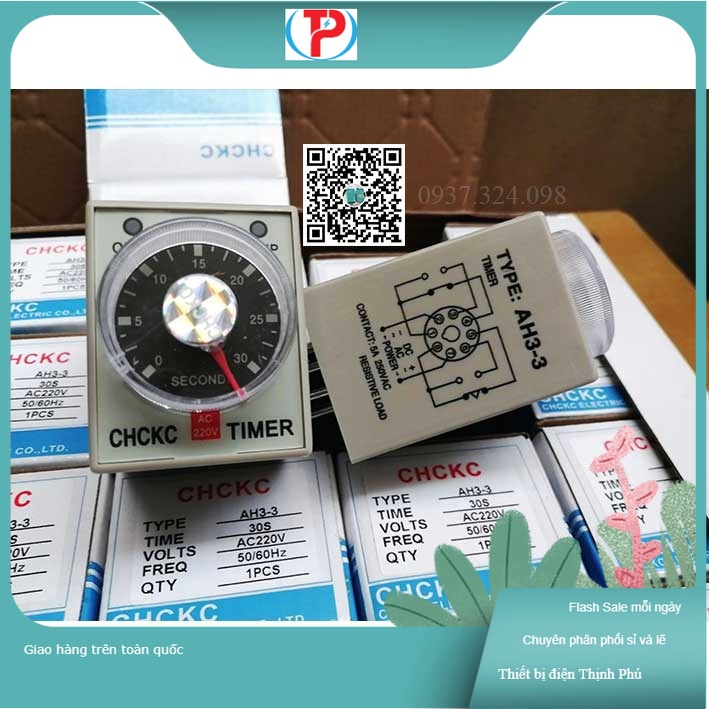 Ckc Ah3-3 220v time relay includes base (combo of 10) | Shopee Malaysia