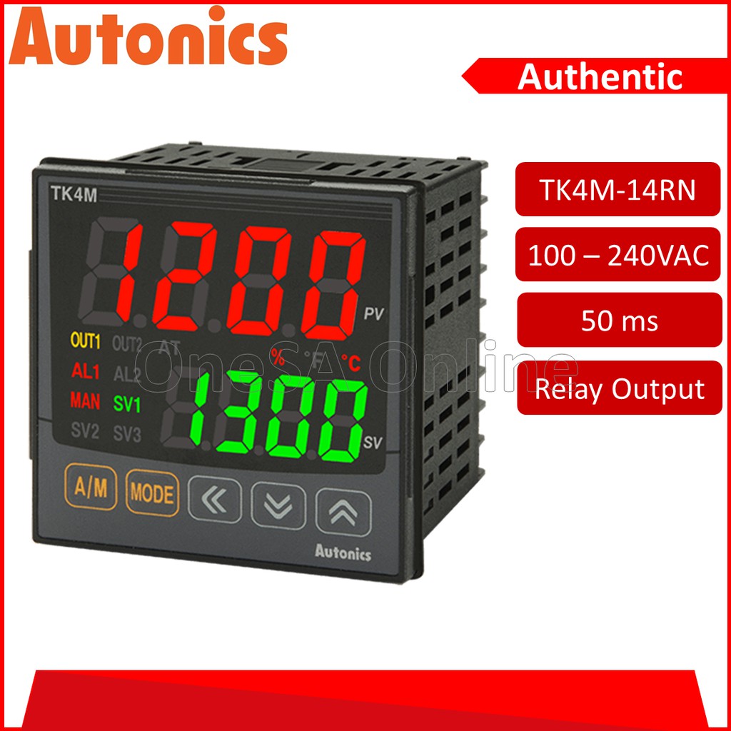 AUTONICS TEMP. CONTROLLER 1ALARM(TK4M-14RN-A100-240) | Shopee Malaysia