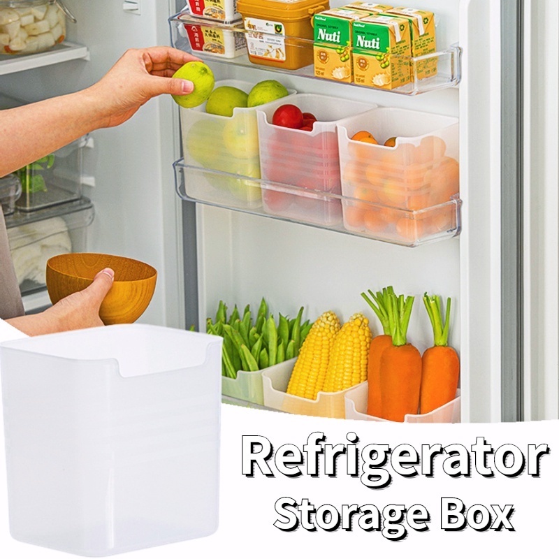 Refrigerator Semi Clear Preservation Box/Fruit Vegetable Snack Sorting ...