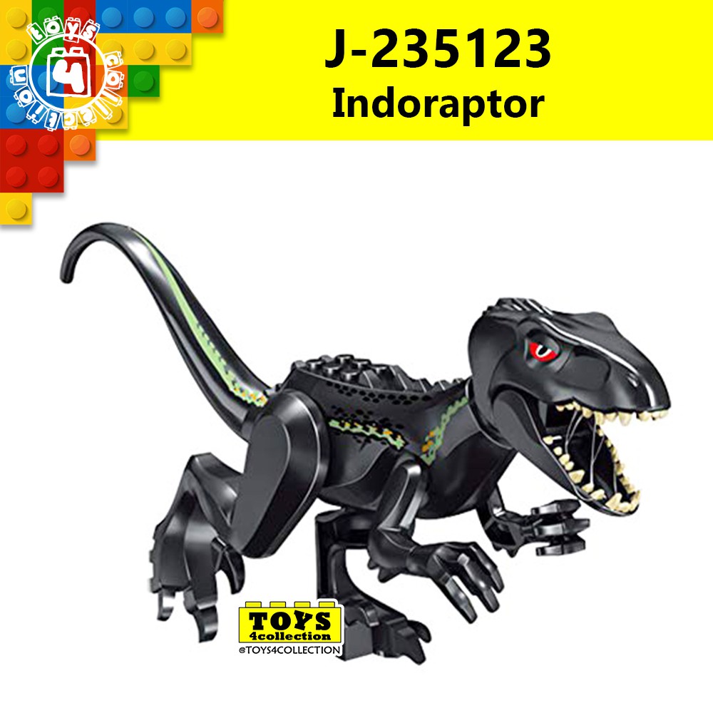 J235123 Jurassic World Dinosaur Indoraptor Minifigures Block Compatible ...