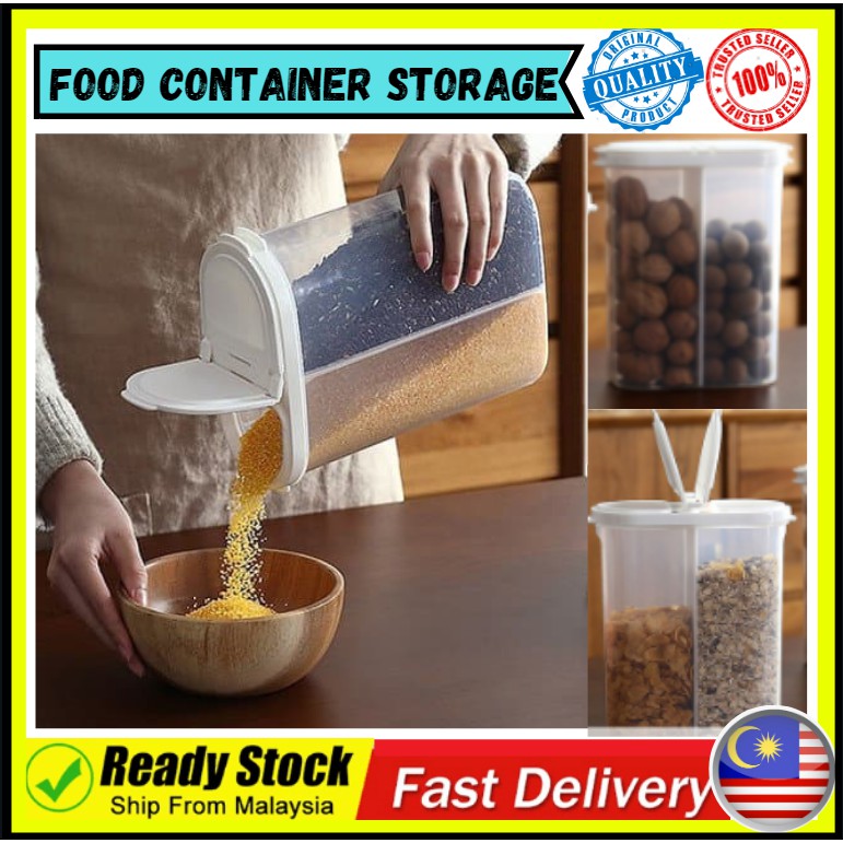 [🔥READY STOCK🔥] FOOD CONTAINER FOOD STORAGE FOOD DISPENSER KITCHEN ...