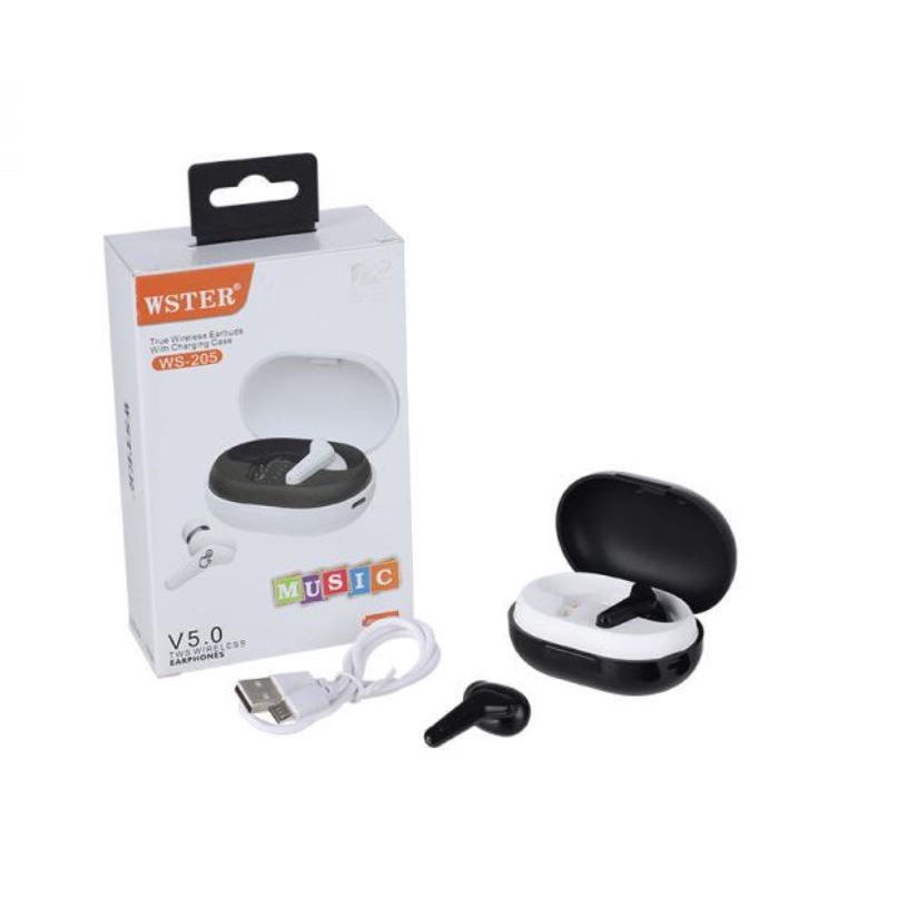 WS-205 New Arrival Bluetooth Earbuds with Bluetooth/Music/Call Battery ...