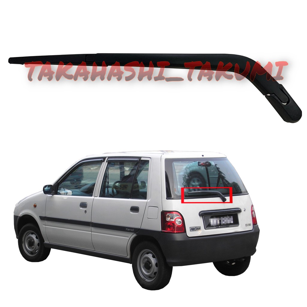 Perodua Kancil 2002 Bulat New Model Rear Wiper Blade With Blade ...