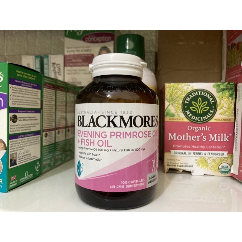 Blackmores Evening Primrose Oil + Fish Oil 1000mg 100 tablets | Shopee ...