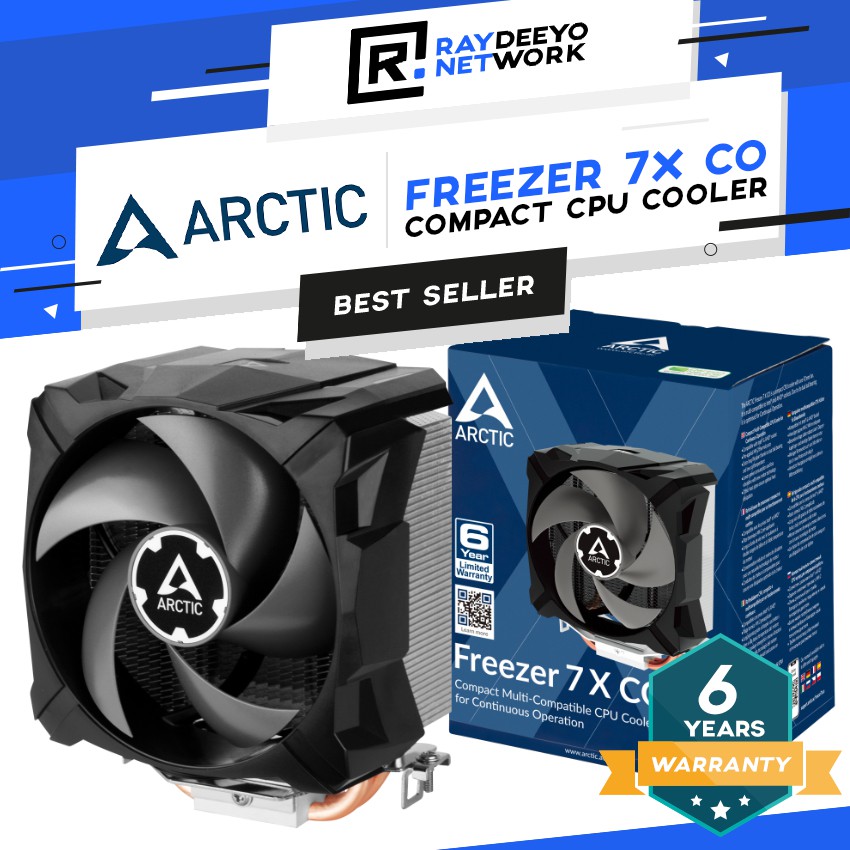 Arctic Freezer 7X CO CPU Cooler [Compact Multi-Compatible CPU Cooler ...