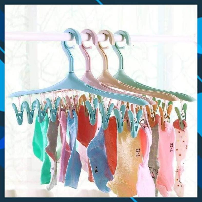Smart clothes hanger with clip. | Shopee Malaysia