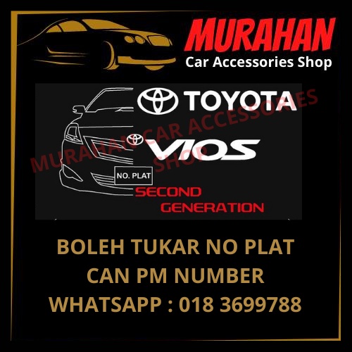 TOYOTA VIOS SECOND GENERATION AND FIRST MODEL SHAPE&WORDS HIGH GRADE ...