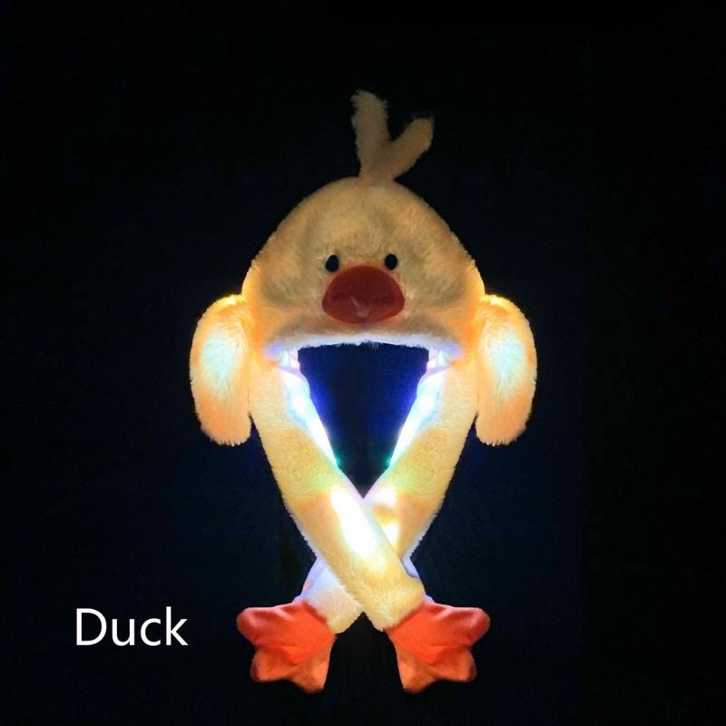 Topi tiktok Arnab (Telinga bergerak & berlampu) rabbit hat | Shopee ...