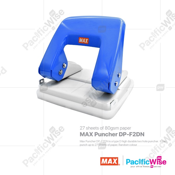 Max Puncher/Max DP-F2DN Puncher/Penebuk Lubang (1~27 Sheets)-(1 PC ...