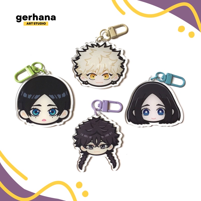 Blue Period Chibi Acrylic Keychain | Yaguchi Mori Hashida Yotasuke ...