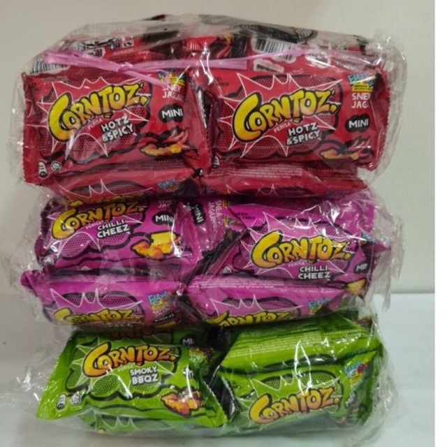 Corntoz Smoky BBQ | Hot&Spicy | Chilli Cheez (12gx30pack) | Shopee Malaysia