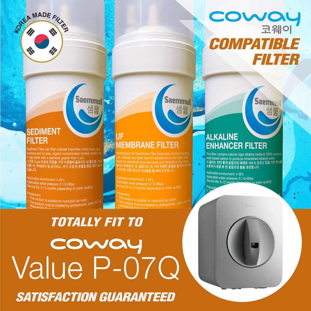Korea Halal Compatible Water Filter For Coway P-07Q / Coway Value - 10 ...