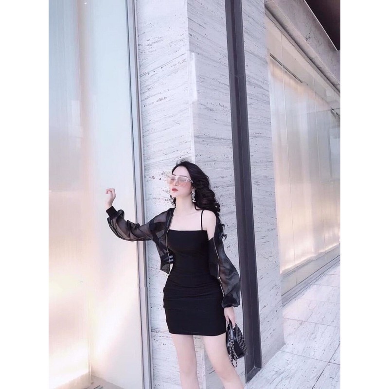 2-strap bodycon dress, body-hugging 2-strap dress, 2-strap noodle dress ...