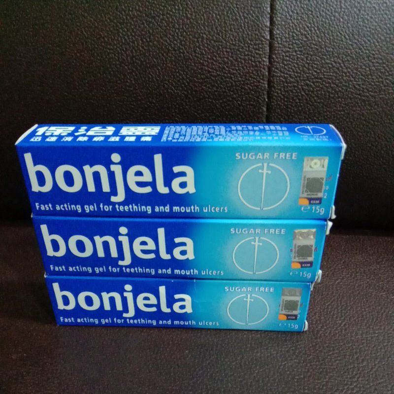 清货免邮（15g x3pcs) bonjela sugar free fast acting gel for teething and ...
