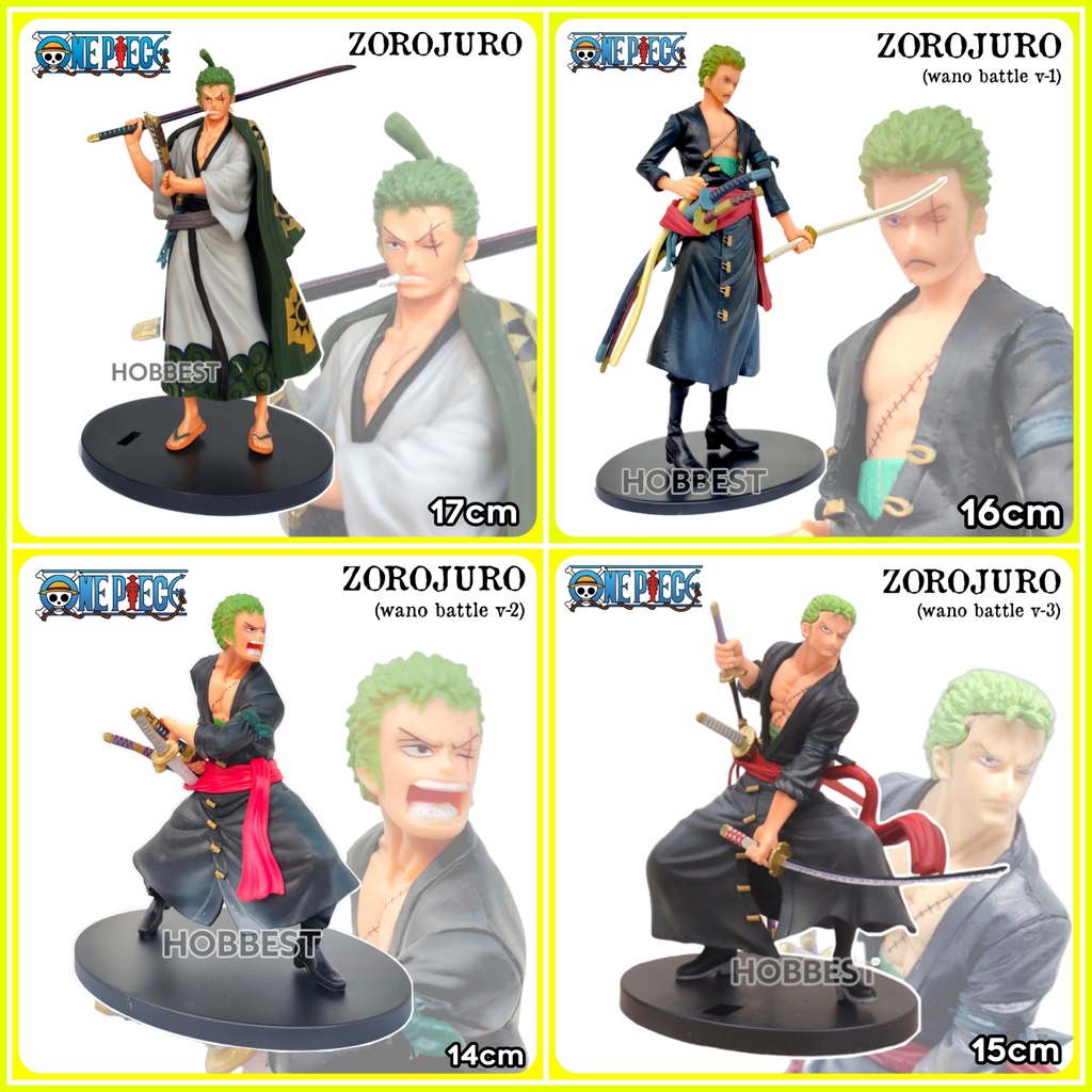 One PIECE Action Figure: RORONOA ZORO - Miniature Display Toy Toy ...