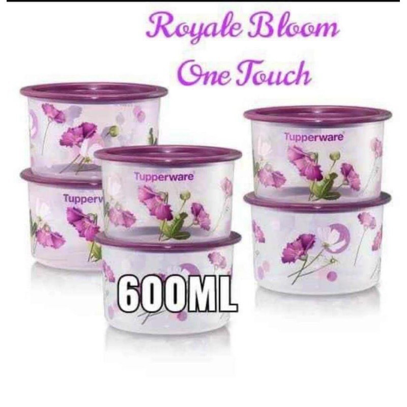 Tupperware Royale Bloom One Touch Topper Junior 600ml | Shopee Malaysia