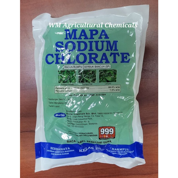 Mapa Sodium Chlorate 1 KG garam untuk rumput atau buluh,杀草用的粗盐 ...