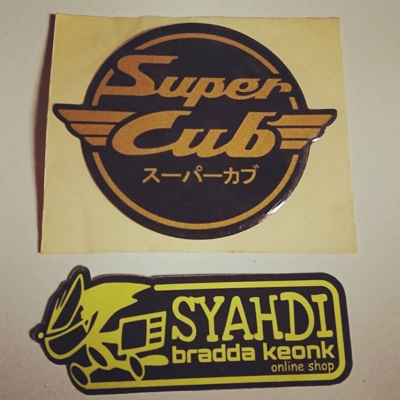 Resin super cub logo emblem | Shopee Malaysia
