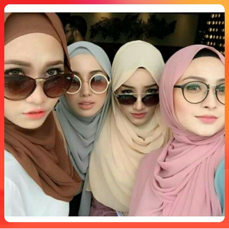 SHAWL CHIFFON BORONG TERMURAH / Shawl Keknis Chiffon / Factory Price ...