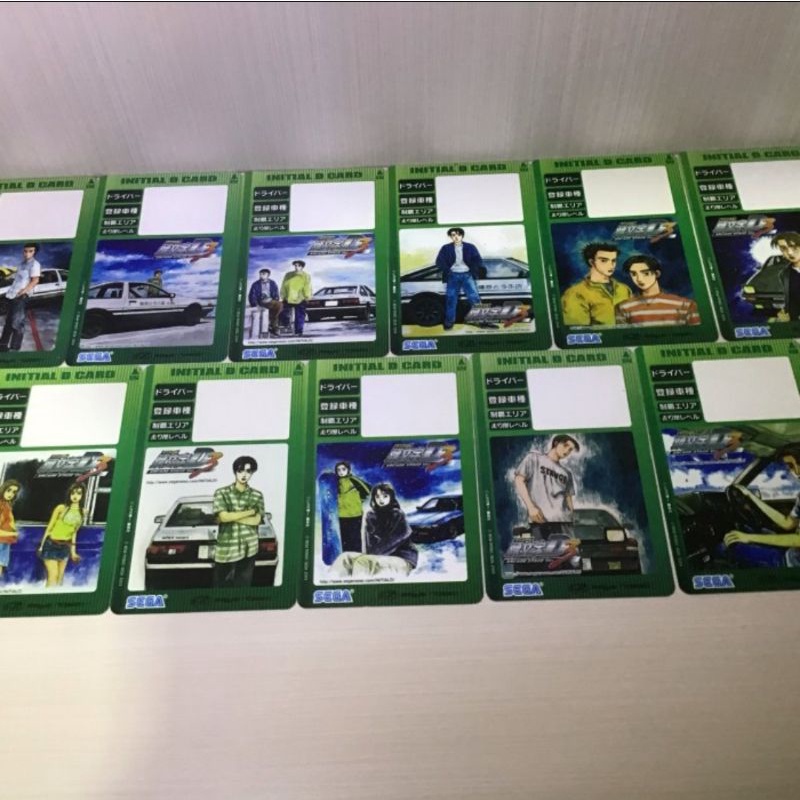 Initial D arcade 3, 4 original cards | Shopee Malaysia