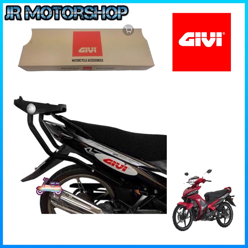 LC135 NEW ES HRV MONORACK J GIVI HEAVY DUTY RACK YAMAHA LC135 V2, V3, V4, V5, V6, V7 | Shopee ...