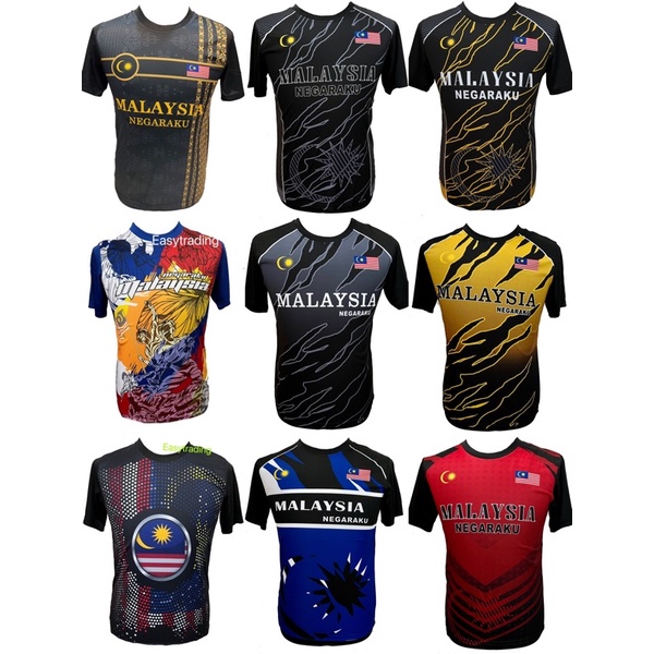 Baju Malaysia Merdeka Jersey Malaysia Dewasa Kanak-kanak Adults T-Shirt ...