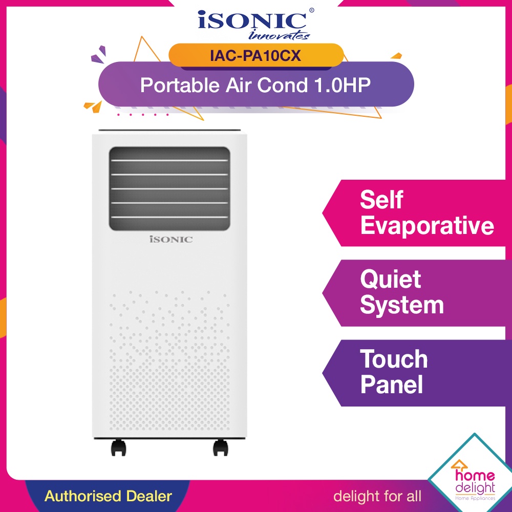 Isonic Portable Air Cond 1.0HP [ IAC-PA10CX ] | Shopee Malaysia