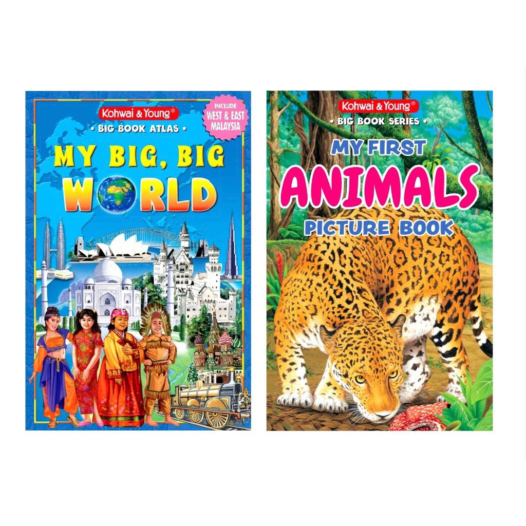 MY BIG, BIG WORLD (BIG BOOK ATLAS) / MY FIRST ANIMALS PICTURE BOOK (BIG ...