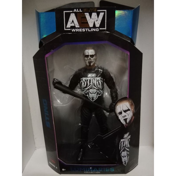Jazwares AEW Unmatched Series 2 Sting Luminaries Collection Chase Variant Wrestling Action ...