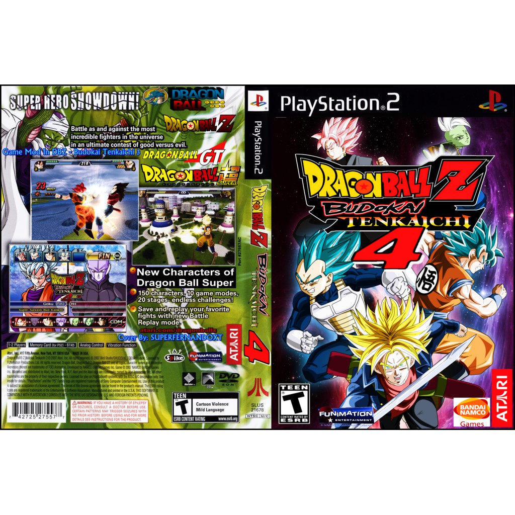 PS2 DRAGON BALL BUDOKAI TENKAICHI 4 (ENGLISH VERSION) | Shopee Malaysia