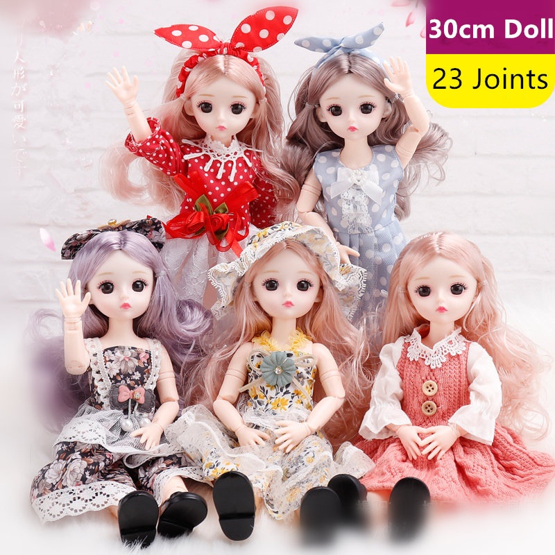 Retro Series 30cm Doll Mermaid BJD 1/6 Doll with Clothes Girl Toys for ...