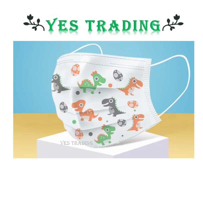 🔥Ready Stock🔥 Kid Mask Disposable 3 PLY Cartoon Children Mask 10 PCS ...