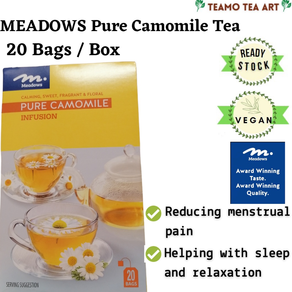 🍃TEAMO TEA ART🍃MEADOWS Tea Earl Grey / English Breakfast / Chamomile ...
