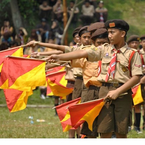 Semapur Flag Scout Elementary Middle School High School/semaphore Flag ...