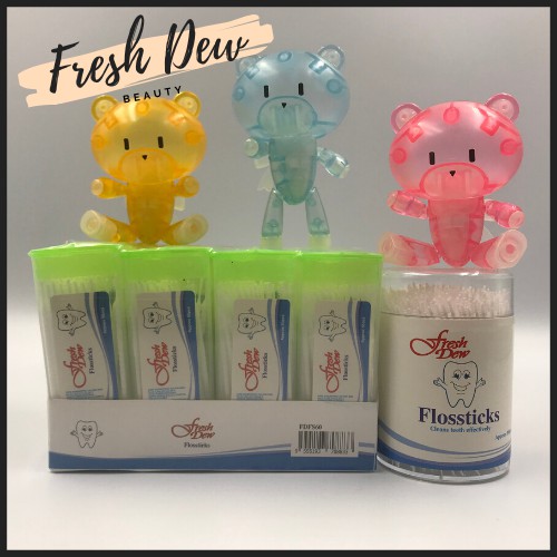 FreshDew Beauty Dental Floss Picks for Teeth, Dental Cleaner, Oral Care ...