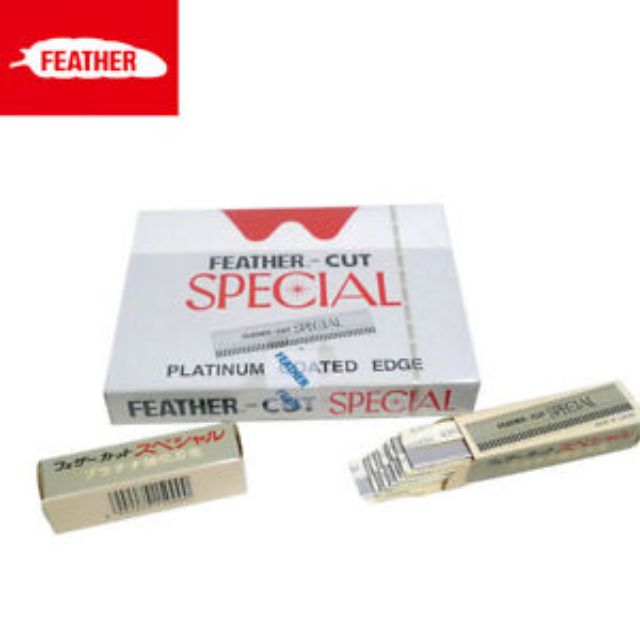 Feather Cut Special Blades 10 blades/box (100% Original Made in Japan ...