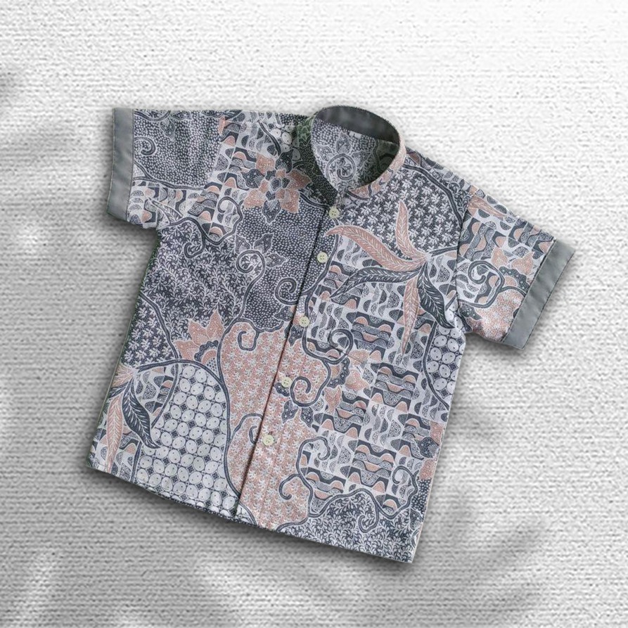 Kemko Batik Children Motif Sekar Jagat Two Ages 1-10 Years | Shopee ...