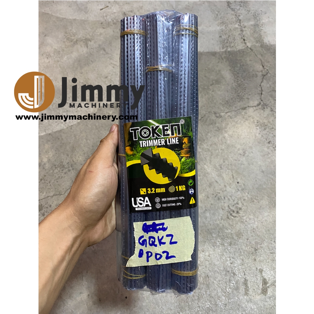 Token Zig Zag Tooth Nylon Trimmer Line Extra Sharp 3.2mm 1kg Brush ...