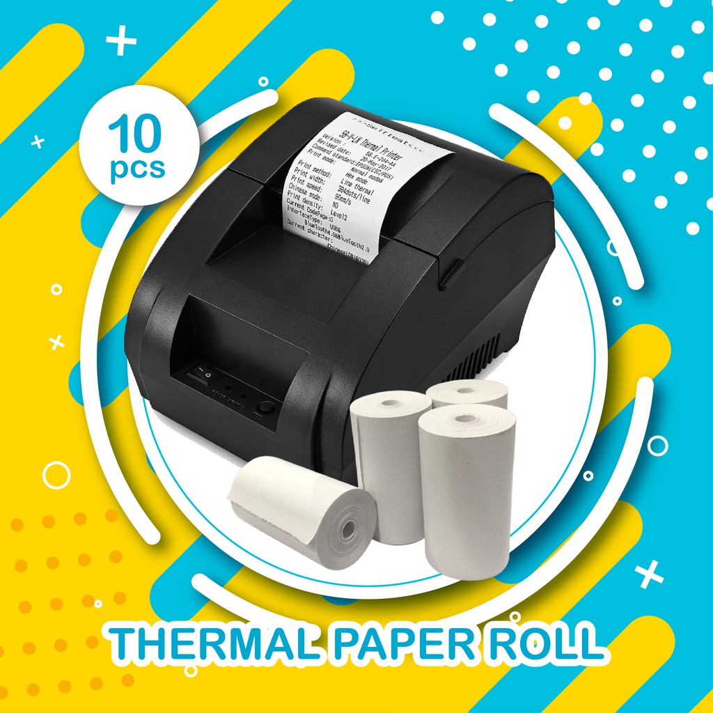 Thermal Paper / Resit Paper Rolls/ Kertas Resit Mesin Cashier 80mm x27m ...