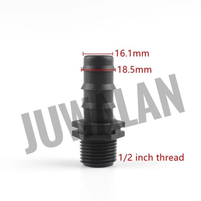 Straight Connector Straight Connector PE 16mm x 1/2" | Shopee Malaysia