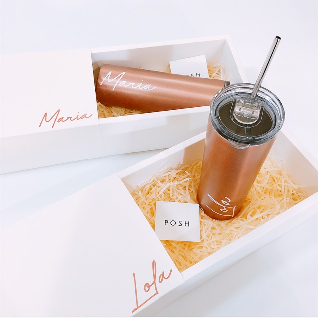 POSH Personalised Customised Vacuum Flask - Rose Gold | Shopee Malaysia