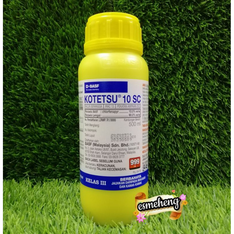500ML BASF Kotetsu 10SC (Hama-hama Putih / Hama-hama Merah / Kutu Trip ...