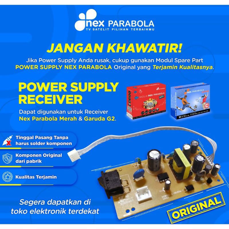 POWER SUPPLY NEXTPARABOLA MERAH, GARUDA G2 | Shopee Malaysia