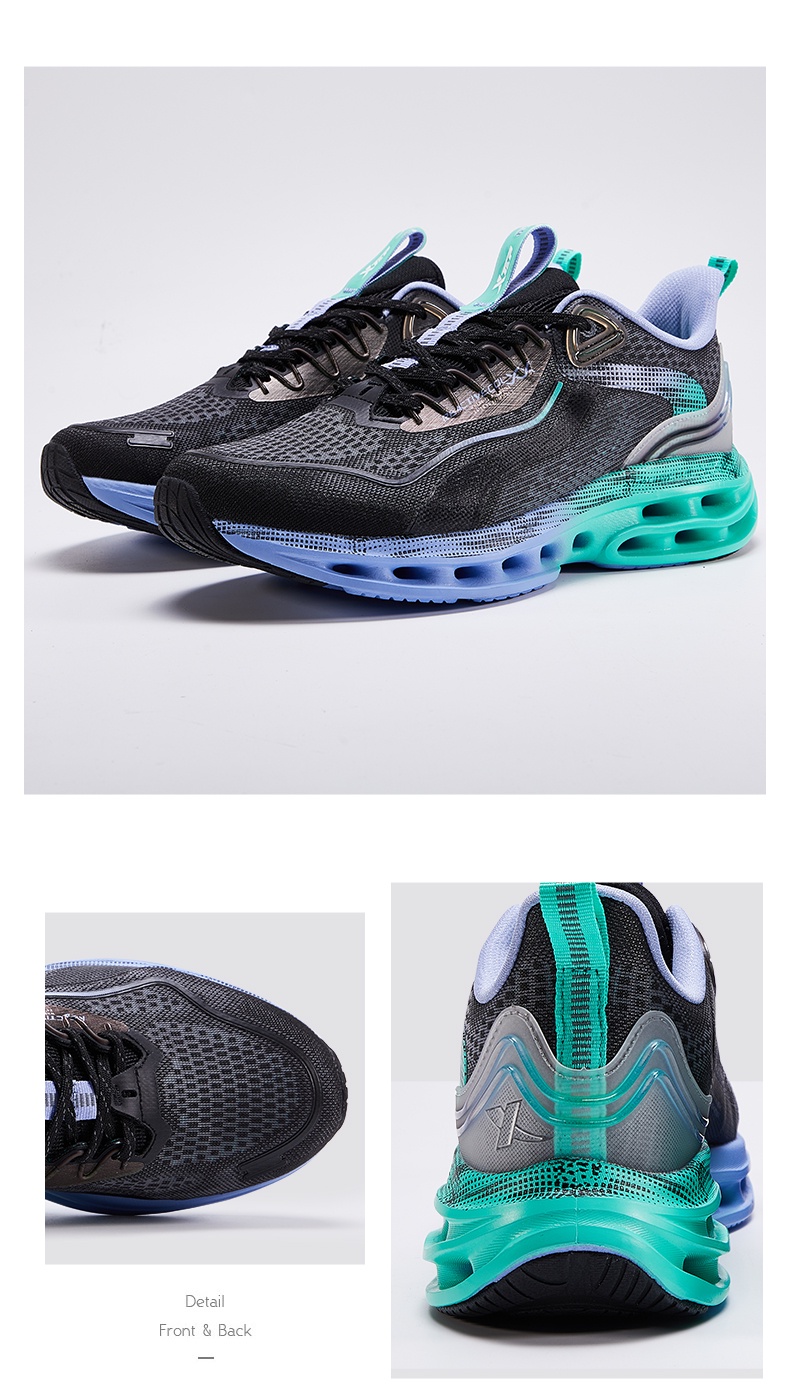 XTEP 2022 Reactive Coil 9.0 Men Running Shoes Shock Absorption Rebound ...