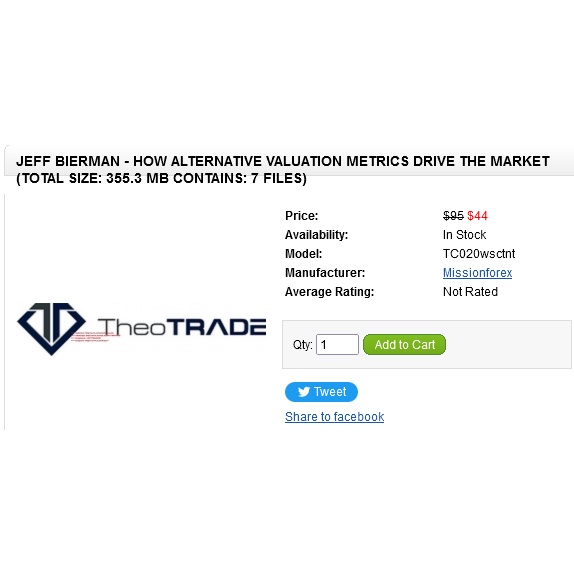 Jeff Bierman - How Alternative Valuation Metrics Drive the Market ...