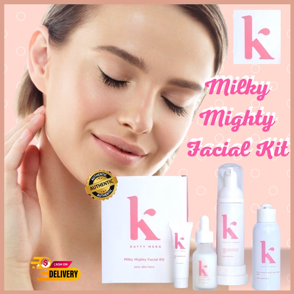 (100 % EFFECTIVE) KATTY MERA Mighty Milky Facial Kit cherish your skin ...